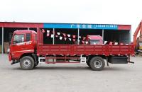 China 12 Tons Cargo Truck China Brand Donfeng 4*2 Lorry Flat Truck Doble Rear Tires Left Hand Drive for sale