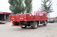 China 12 Tons Cargo Truck China Brand Donfeng 4*2 Lorry Flat Truck Doble Rear Tires Left Hand Drive for sale