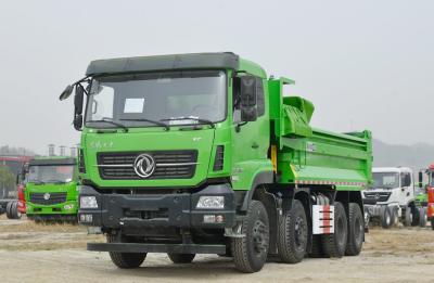China Used Donfeng Tipper Truck Tianlong Cabin 8*4 Heavy Duty 350hp Dump Truck 5.6 Meters Box for sale
