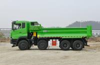 China Used Donfeng Tipper Truck Tianlong Cabin 8*4 Heavy Duty 350hp Dump Truck 5.6 Meters Box for sale