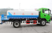 China Water Tanker Truck 10000 Liters Single Axle 4×2 Drive Mode Dayun Sprinkler Yuchai Engine for sale