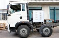 China Sino Tipper Truck Howo Dumper Chassis 8×4 Single Cab 2 Seats LNG 290hp 9.2 Meters Long for sale
