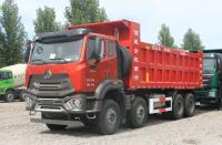 China Sino Truck 60t Dumper Power Diesel Engine 440hp Hohan Tipper 8×4 Mining Transportation for sale