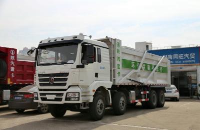 China 8x4 Tipper Truck Fracturing Sand Tank Truck Shacman 290hp New M3000 Euro 4 Heavy Duty for sale