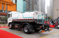 China Sprinkler Water Tanker Truck JAC 4×2 Single Axle 200hp Diesel Engine 10 Cubic Tanker for sale