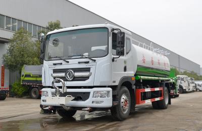 China Street Sprinkler Truck Dongfeng 4×2 Water Tanker With Atomizer Cannon 230hp Cum-mins Engine for sale