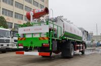 China Street Sprinkler Truck Dongfeng 4×2 Water Tanker With Atomizer Cannon 230hp Cum-mins Engine for sale