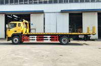 China 7 Ton Wrecker Truck Foton Diesel Engine 210hp Flat Bed 4*2 Drive Mode 10.5 Meters Long for sale