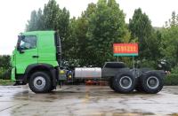 China 6*4 Dump Truck Suppliers Sinotruck Howo T7H Green Color 6 Cylinders 400hp Powerful Engine for sale