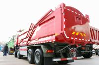 China Used Tipper Dump Truck 8×4 Drive Mode 12 Tires Transport Composite HW76 Cabin Flat Roof for sale