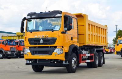 China Used 10 Tires Tipper Truck 6.3 Meters Box 400hp Howo TX7 Front Lifting 12-Speed Manual for sale