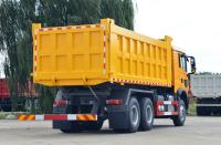 China Used 10 Tires Tipper Truck 6.3 Meters Box 400hp Howo TX7 Front Lifting 12-Speed Manual for sale