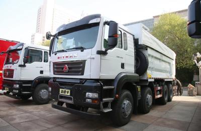China Dump Truck For Sinotruck Sitrak Loading 40 Tons 8*4 White Color U-Type Box Heavy Duty for sale