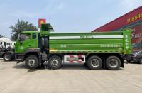 China Howo 8x4 Dump Truck 340hp Urban Construction Waste Transportation 12 Wheels Leaf Spring for sale