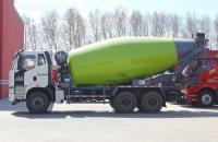 China Concrete Mixer Truck Old FAW Cement Mixer 6*4 With 10 Wheels 5 Cubic Tanker Double Axle for sale