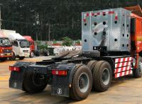 China Tractor Truck Head Shacman Gas Transport Horse 6*4 With 3 Axles Weichai 350hp LNG Manual for sale