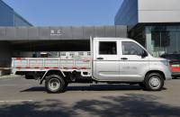 China Box Truck Cargo Wuling Light Truck Double Cabin 3350mm Wheelbase 4*2 Drive Mode 6 Tyre for sale