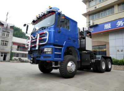 China Tractor Trucks Used 6*6 Full Drive Shacman Prime Mover Cummins 600hp Engine With 10 Tyre for sale
