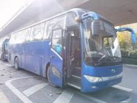 China Left-Hand Drive Large Space For Luggage 45 Seats Large KingLong Used Passenger Bus for sale