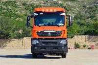 China 480HP HOWO Tractor National VI Emission Standard Deflector Rear Double Axle LNG for sale