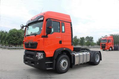 China 400 HOWO Tractor Truck 12 Speed 4*2 6 Tires 6 Cylinder Single Row Semi Diesel Engine Tractor for sale