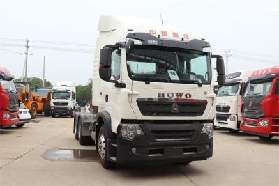 China HOWO Single Row Semi TX Heavy Truck 440HP 6X4 12gears Dual Drive LNG Tractor National VI for sale
