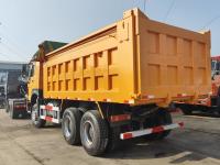 China Sino Truck Dumper New Big Bucket 30 Tons 6*4 Howo Tipper With Cover New Tires Single Sleeper for sale