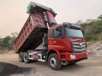 China Used Tipper Trucks With Prices 10 Wheel Foton Dumper Loading 30 Tons Big Bucket With Cover for sale