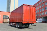 China FAW J6L Single Axle Jiefang Medium Truck 240HP 4X2 8-Speed 6.8m Van Truck Side Door for sale