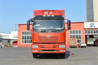 China FAW J6L Single Axle Jiefang Medium Truck 240HP 4X2 8-Speed 6.8m Van Truck Side Door for sale