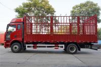China FAW Jiefang Truck Single-Row And Half-Seat 260HP 8-Speed Diesel 4X2 6.75m Fence Truck for sale