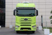 China Jiefang Heavy Fence Truck Green Body High Roof 460HP 8X4 9.4m 12-Speed ​​Diesel Truck for sale