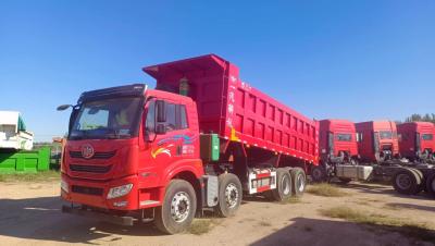 China 8*4 Used Tipper Trucks For Sale 22cbm Capacity Bucket FAW V20 Dump Truck 340hp Diesel for sale