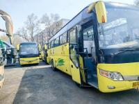 China 2nd Hand Bus Yutong ZK6107 Coach Bus Original 2+3 Seats Layout 60 Seats Leaf Spring A/C for sale