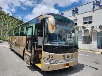 China Second Hand Tourist Bus 52 Seats 2020 Year Yutong Shuttle Bus ZK6125 Champagne Color for sale