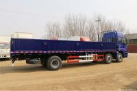 China 6 Series Heavy Truck Foton Auman Flatbed Truck Diesel 8-Speed 245HP 6X2 9.53m Blue Body for sale