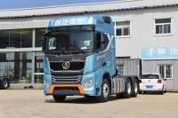 China Shacman Heavy Truck High-Roof Air-Conditioning Shroud 560 Horsepower 16-Speed 6X4 AMT Tractor for sale