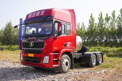 China Shacman Tractor Truck Euro 6 Rear Double Axle Rear Eight-Wheel 480HP 6X4 LNG Airbag Seat for sale