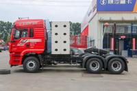 China Single Row Half Seat Weichai Engine 460HP 6X4 High Roof CNG Tractor Shacman Heavy Duty Truck for sale