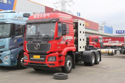 China Single Row Half Seat Weichai Engine 460HP 6X4 High Roof CNG Tractor Shacman Heavy Duty Truck for sale