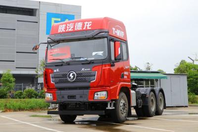 China Air-Conditioned Air Deflector Air Bag Shock-Absorbing Seat Diesel 550HP Shacman Heavy Tractor for sale