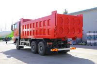 China SITRAK G7 Dump Truck 12-Speed 400 HP 6X4 5.8m U-Shaped Dump Container Red Body Sinotruk for sale