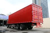 China Air Conditioning Deflector Double Rear Axle C5H Model Diesel 310HP 8*4 9.52M SITRAK Van Truck for sale