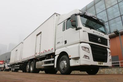 China Single Row Of Half Seats Manual 16 Gears Diesel 480HP 6*2 Mid-Axle Removable SITRAK Van Truck for sale