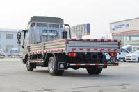 China Sinotruk Howo Light Truck Titan Series 150HP 4.15m Single Row Fence Silver Body Single Row Seats for sale