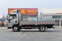 China Sinotruk Howo Light Truck Titan Series 150HP 4.15m Single Row Fence Silver Body Single Row Seats for sale