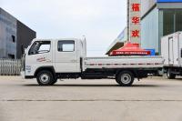 China Auman M Model 2.0L Double Row Seats 144HP Gasoline Manual 5 Gears 2.7m Foton Flatbed Mini Truck for sale