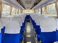 China Used Church Bus 2+2 Layout 49 - 51 Seater Bus With AC Leather Seats Coach Buses KLQ6119 for sale