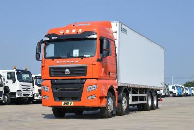 China Sinotruk ZZ5326 Refrigerated Truck Displacement 13020ml White Three-Door Freight Refrigerated Truck for sale