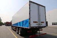 China Qingdao Jiefang CA5310 JH6 Diesel 12 Gear 400 Hp 8X4 High Roof Deflector 9.4m Refrigerated Truck for sale